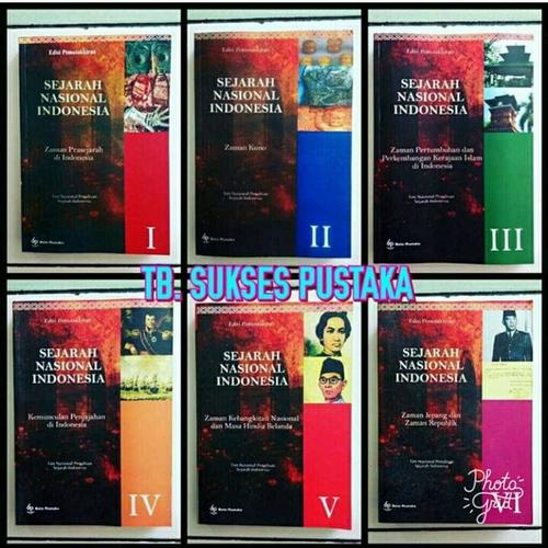 Jual [HARD COVER] PAKET 6 BUKU SNI - BUKU SEJARAH NASIONAL INDONESIA ...