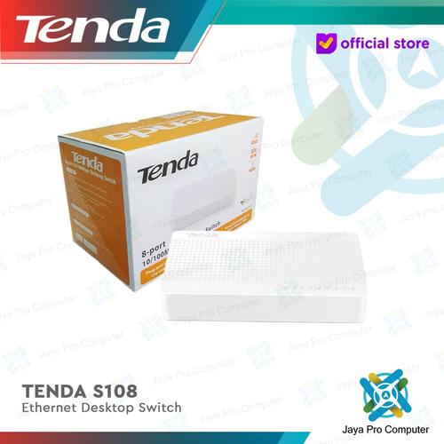 Jual Tenda S108 8-Port Mini Desktop Ethernet Internet Network Switch ...