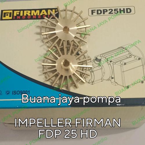 Jual IMPELLER POMPA OLI FIRMAN / LEO FDP 25 HD Impeller Kuningan Asli ...