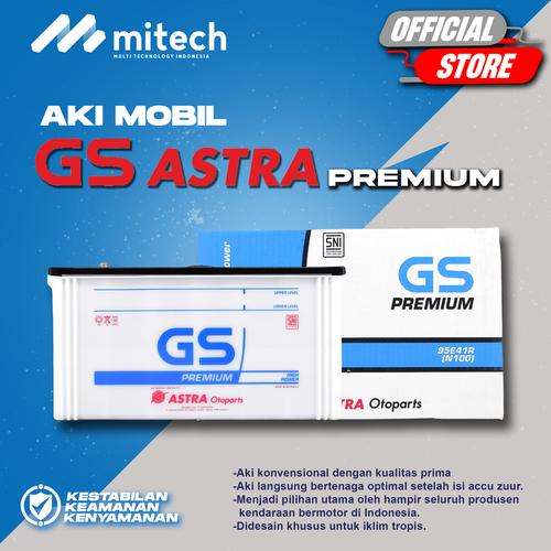 Promo AKI VOLVO N10 GS PREMIUM ASTRA N100 / 95E41R Aki Basah 12V ...
