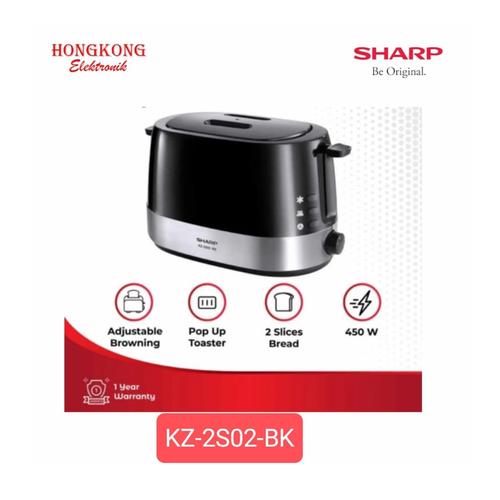 Jual SHARP KZ-2S02 Pemanggang Roti Pop Up Toaster KZ 2S02 BK - Kota ...
