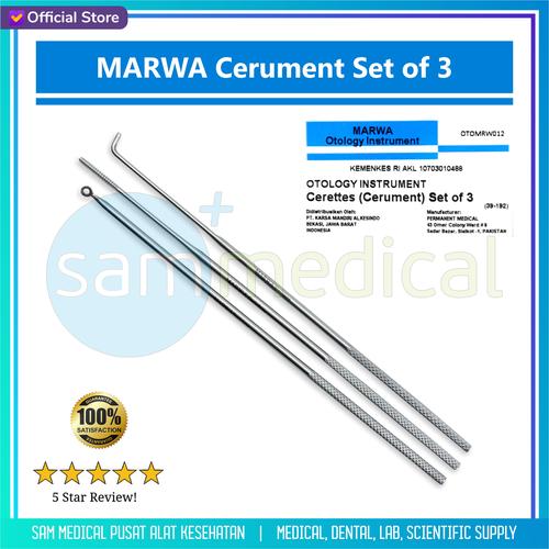 Jual MARWA Cerumen Set of 3 (Cotton Aplicator, Ear Loop dan Ear Hook ...