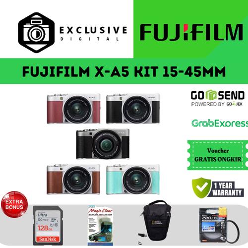 Jual FUJIFILM X-A5 KIT XC 15-45MM / FUJIFILM XA5 KIT 15-45MM / FUJIFILM XA5 - BODY ONLY ...
