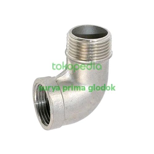 Jual Street Elbow 1/4" inch drat luar dalam stainles 304 - Jakarta Barat - surya prima glodok ...