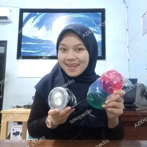 Jual Lampu Kolam Renang P50 Halogen Merk Emaux 20 w /12v Model Tanam ...