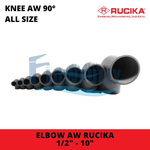Jual ELBOW AW RUCIKA PVC KNEE KENI TEBAL 90° ALL SIZE 1/2 3/4 2 3 4 6 8 ...