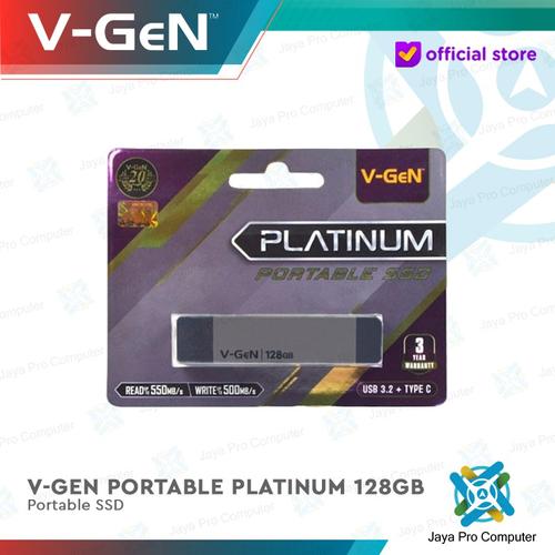 Jual V-Gen SSD Portable Platinum 128GB USB 3.2 Type C - Jakarta Pusat ...