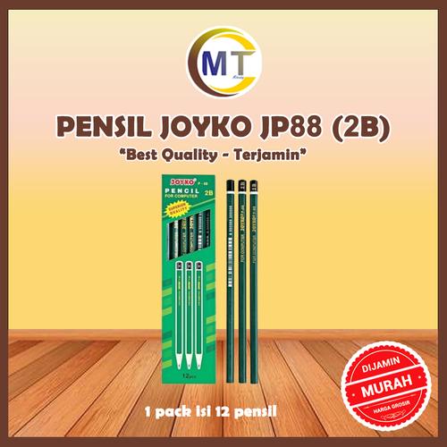 Jual Pensil Joyko 2B JP88 | Pensil 2B Joyko 1 pack | Pensil Sekolah ...
