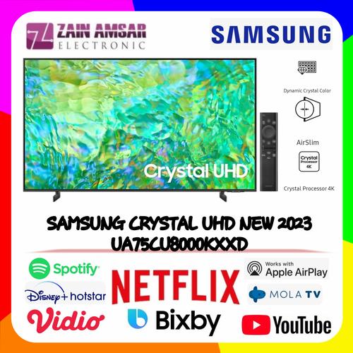 Jual SAMSUNG UA75CU8000 CRYSTAL UHD 4K SMART TV 75 INCH NEW 2023 - Kota Tangerang Selatan - Zain ...