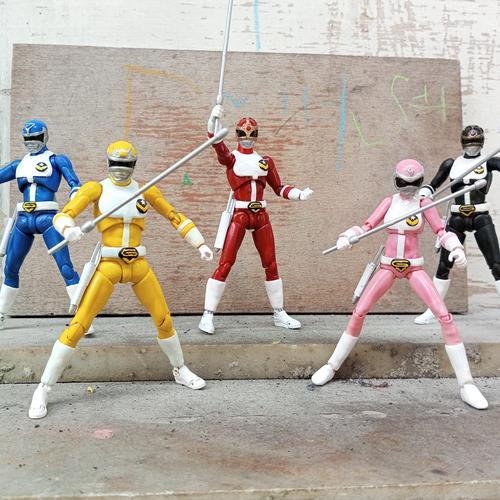 Jual Action figure custom Shf Goggle v 5 Set super sentai power ranger ...