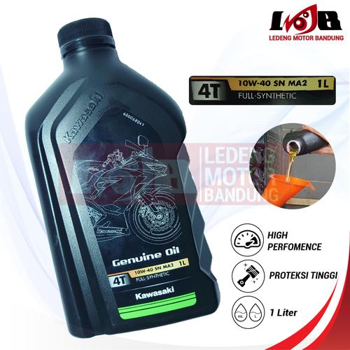 Jual Oli Mesin 4T Genuine Kawasaki Full Synthetic 10W-40 SN MA2 1L ...