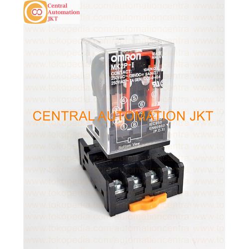 Jual Relay Omron MK2P-1 24VDC 8 pin MK2P 24 VDC - Tanpa Socket - Kota Batam - Central Automation ...