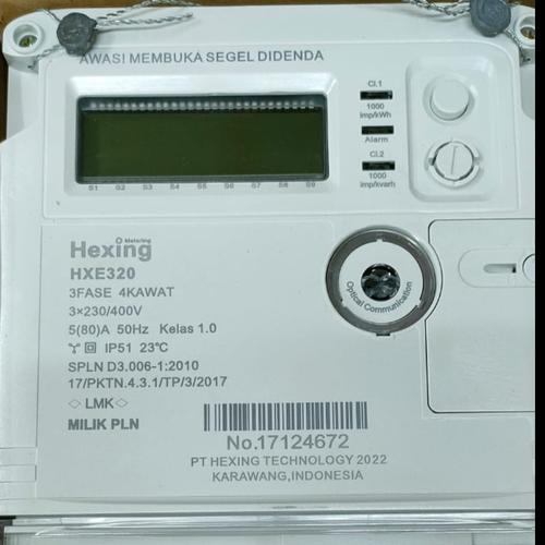 Jual KWH METER HXE320 3P 4 KAWAT 5(80)A HEXING SESUAI GAMBAR - NON THER - Jakarta Pusat - Bima ...