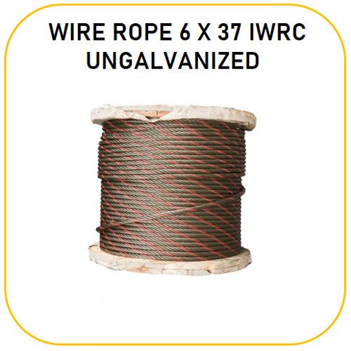 Jual Wire Rope / Kawat Seling Full Baja 14 mm 6x37 + IWRC Ungalvanised ...