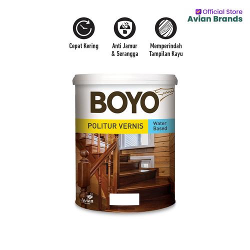 Jual Boyo Politur Vernis Water Based 1 KG - Vernis - Kota Surabaya ...