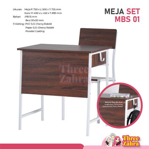 Jual MEJA SET BELAJAR SEKOLAH/MEJA SET KULIAH/MEJA SET KURSUS/FRONTLINE ...