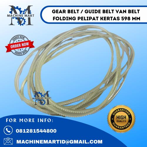 Jual Gear Belt / Guide Belt Van belt Mesin Folding Pelipat Kertas 598 ...