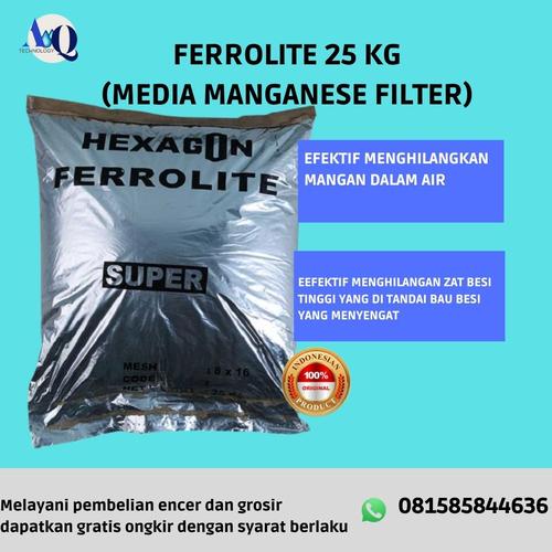Jual Media Filter Air Manganese Ferrolite Super 25kg /penjernih Air ...