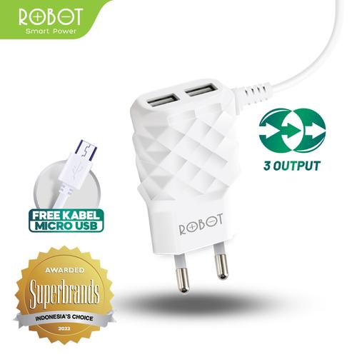 Promo Robot RT-K5 Fast Charger Qualcomm QC 3.0 18w 3A Ori- Garansi 1 th ...