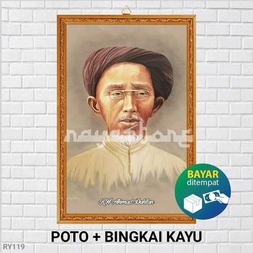 Jual Poster Poto & Bingkai KH. Ahmad Dahlan, UKURAN 30X45 - TANPA ...