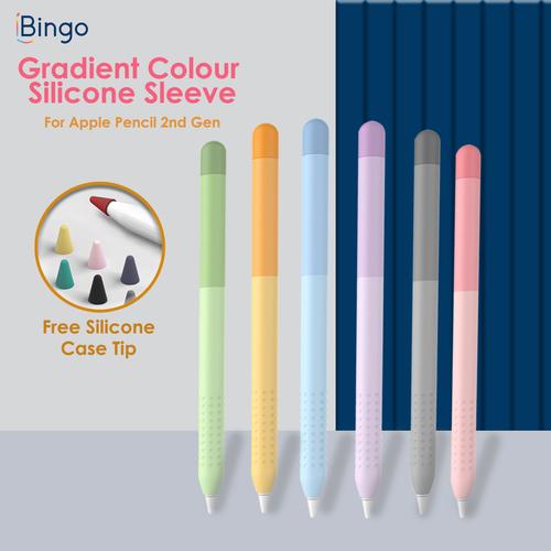 Jual Apple pencil 1 & 2 Case Cover Gardient Color Silicone Case Cover ...