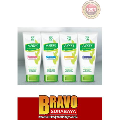 Jual Acnes Natural Care Cleanser Face Wash 100gr / Sabun Wajah - Yogurt ...