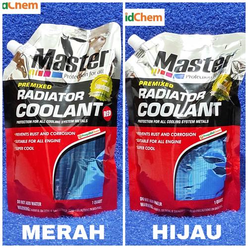 Jual MASTER PREMIXED CAIRAN AIR COOLANT RADIATOR COOLANT REFILL MOTOR ...