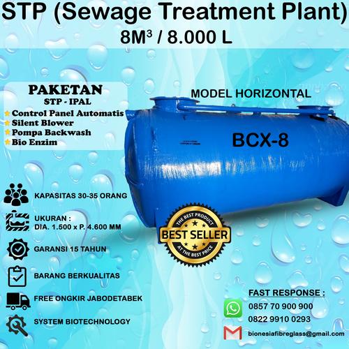 Jual IPAL BIOFIL 8M3 / PAKET STP BIOTECH 8.000 LITER / STP BIOTECH 8M3 ...