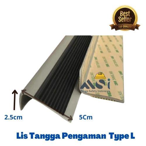 Promo Step Nosing + DoubleTape 3M Lis Tangga Pengaman Anti Slip Type L ...
