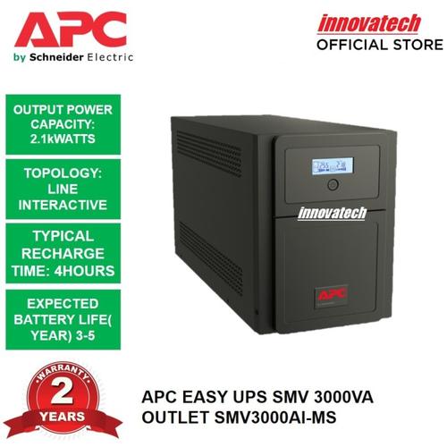 Promo APC SMV3000AI-MS SMV3000AIMS SMV3000 UPS 3000VA 2100W SMV SINEWAVE Cicil 0% 3x - Jakarta ...