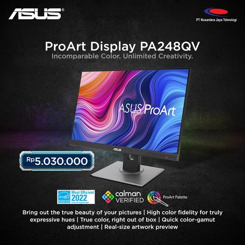 Jual ASUS ProArt Display PA248QV | 24" FHD IPS 75Hz Monitor - Kota ...