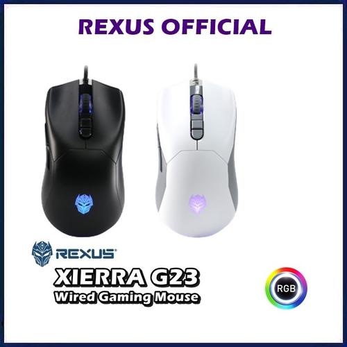 Jual Rexus Xierra G23 RGB Wired Gaming Mouse Lightweight G 23 - Black ...