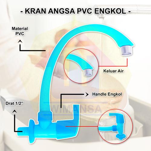 Jual KRAN ANGSA PVC ENGKOL / KRAN DAPUR - Kota Surabaya - WMS Tools ...