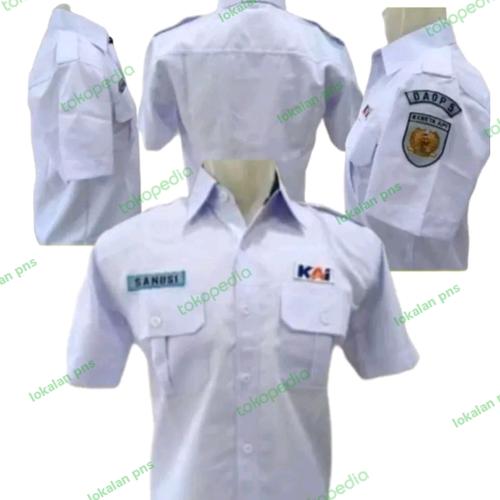 Jual seragam KAI kemeja KAI pdh KAI baju KAI seragam kereta api kemeja ...