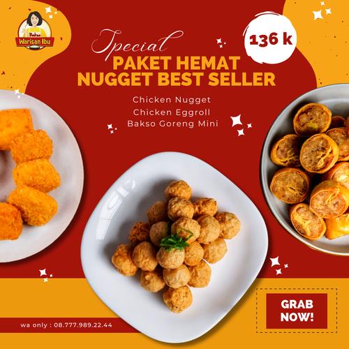 Jual Paket Hemat Nugget Best Seller Bakso Warisan Ibu - Pakai Styrofoam ...