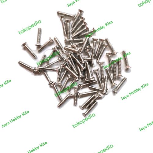 Jual Baut Tamiya M2 Countersunk / Countersink Gepeng 10mm - Jakarta ...