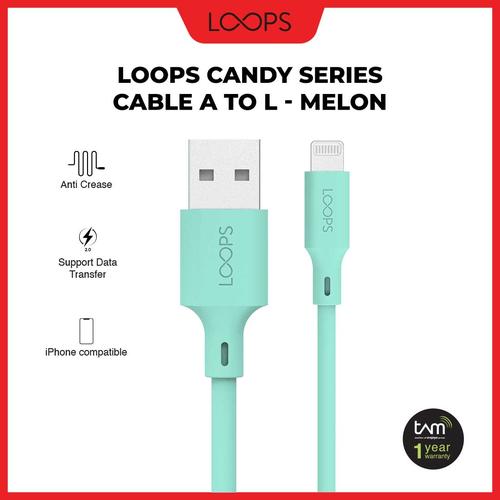 Jual LOOPS Candy Series Cable A to L - Melon - Kab. Tangerang - LOOPS ...