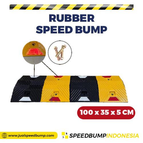 Jual Rubber Speed Bump 5cm x 35cm x 100cm Polisi Tidur Karet - Kab ...