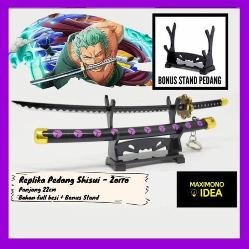 Jual Gantungan Kunci Pedang Anime One Piece Zoro Shusui - Pedang ...