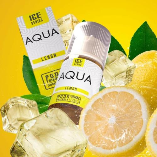 Jual Aqua Lemon Ice Pods Friendly 30ML by 9Naga x Max brew - Liqud Aqua ...