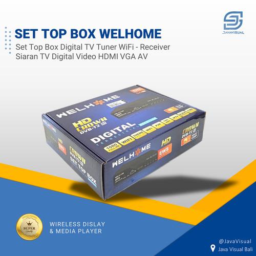 Jual Set Top Box Welhome Digital TV Tuner WiFi - Receiver - Kota Denpasar - javavisual | Tokopedia