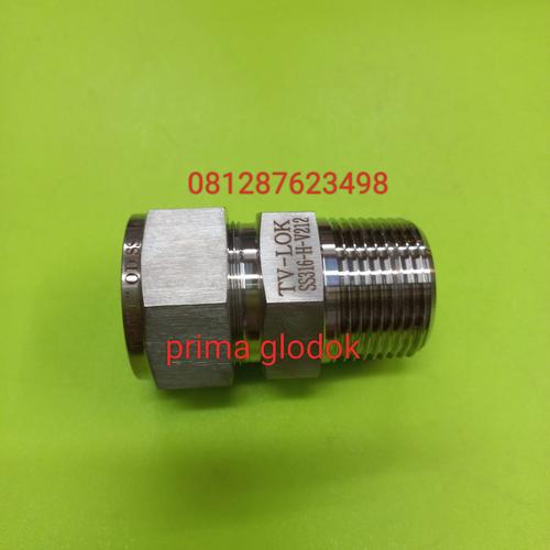 Jual Male connector ss316 1od x 1/v-lok connector 1od x 1npt - Jakarta Barat - PRIMA GLODOK ...
