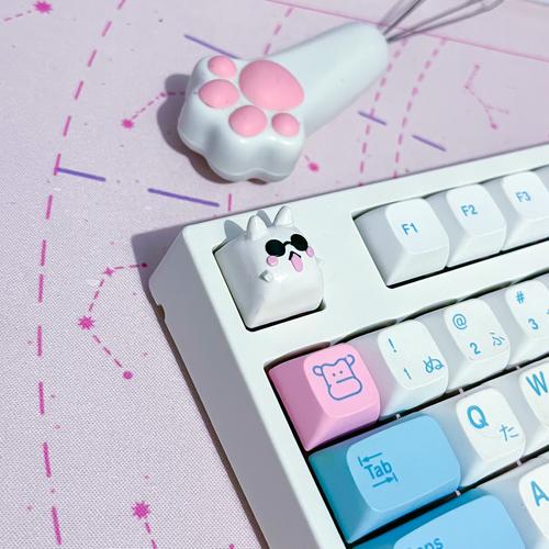 Jual Gojo Cat Jujutsu Kaisen Artisan Keycaps for Mechanical Keyboard ...