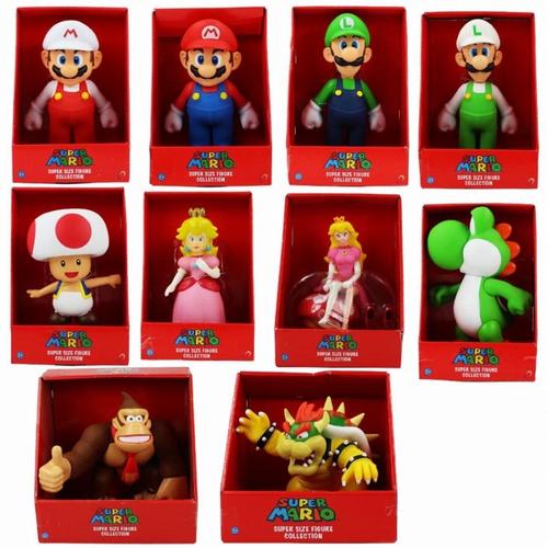 Jual Super Mario Bros Super Size Figure Collection Yoshi - Luigi hijau ...