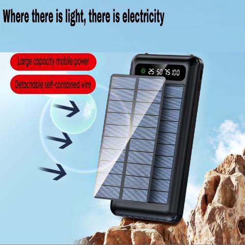 Jual Powerbank Solar Tenaga Surya LED Indikator Multifungsi 10000 mAh ...
