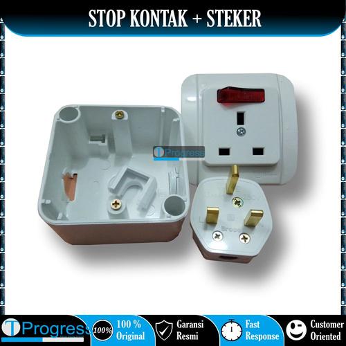 Jual STOP KONTAK & STEKER AC SET BROCO - Kab. Bogor - Toko PROGRESS ...