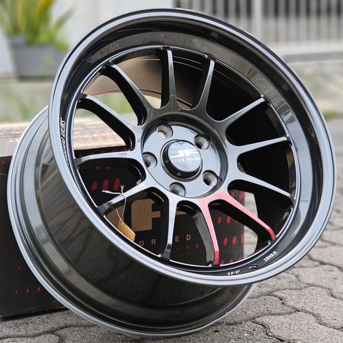 Jual Velg Mobil JF Flowforged Buzz Venom 5 R18 Lebar 9.5 ET 30 Flow Forming - Black Glossy ...