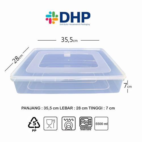 Promo Kotak Donat Donali 5500ML Box Donatsu Kotak Kue Sealware Snack ...