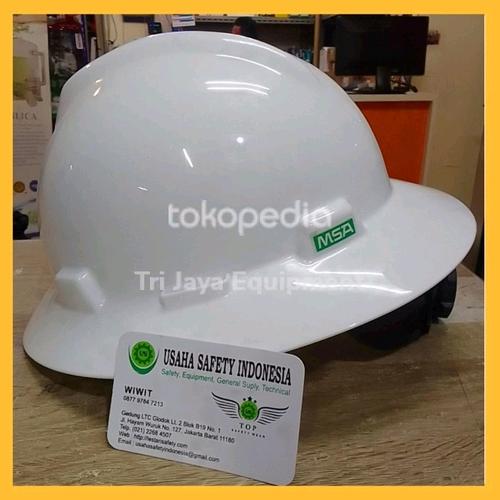 Jual Helm Msa Fullbrim Fastrack/Putar Standart Anzi Warna Putih ...