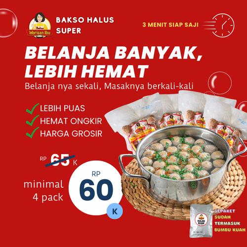 Jual Grosir Bakso Halus Super Warisan Ibu min 4 Pack - Kota Semarang ...